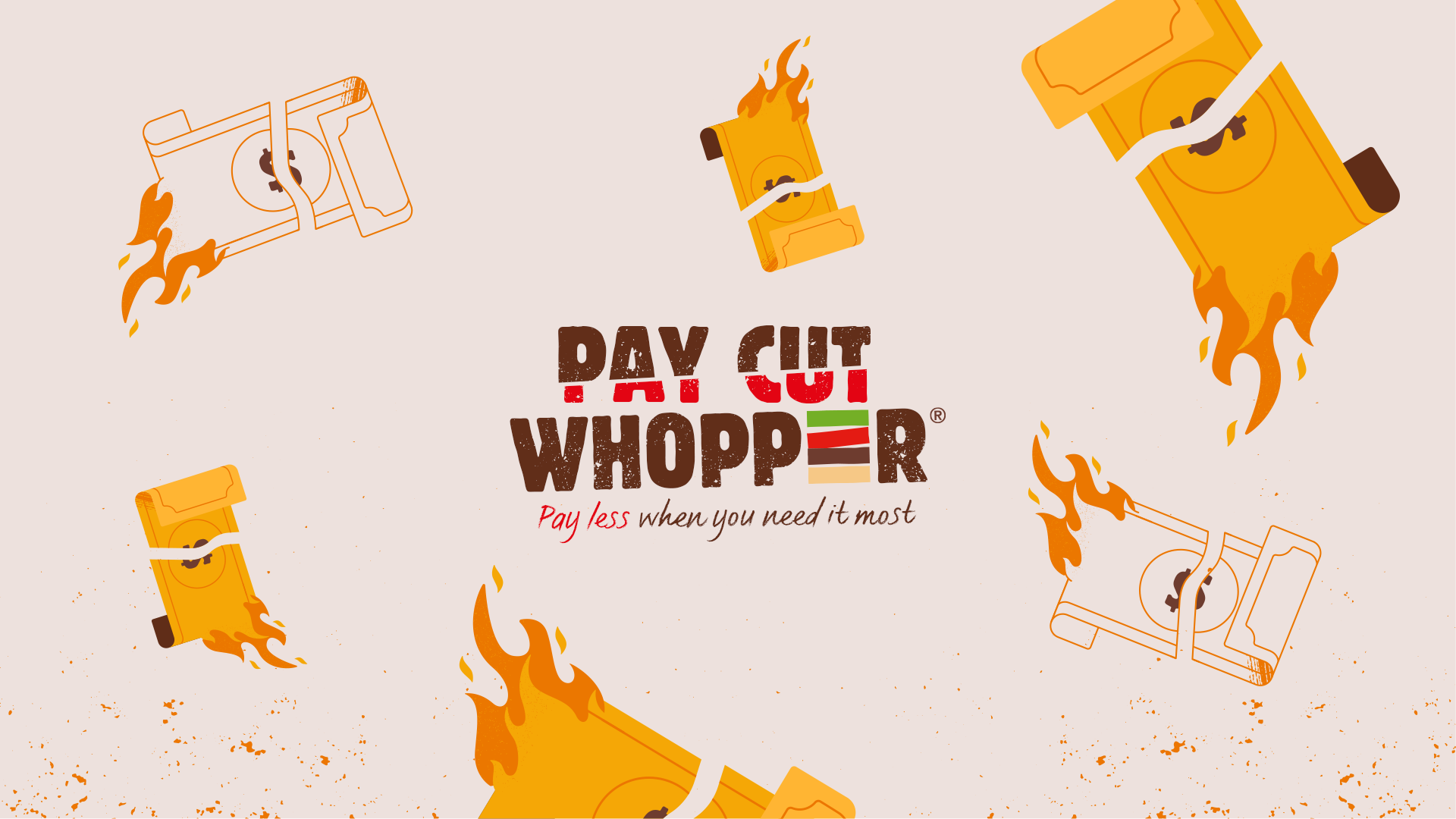 Pay Cut Whopper | Adlatina